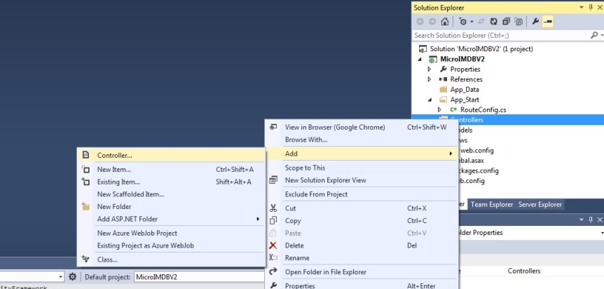 Add Movie Controller - Dot Net Odyssey